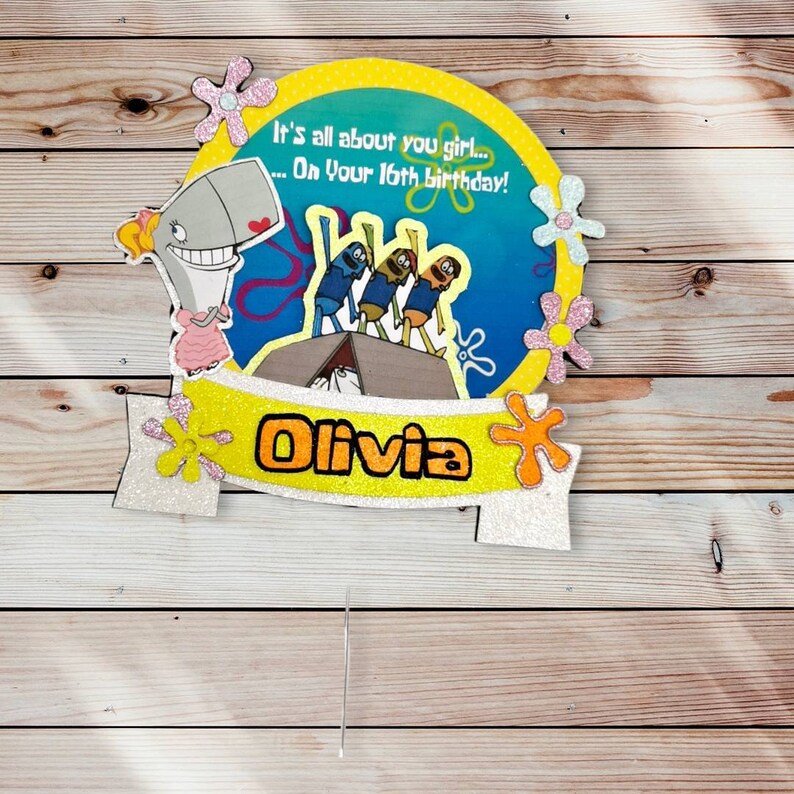Spongebob Square Pants Cake Topper 16th Birthday Etsy Australia spongebob-square-pants-cake-topper-16th-birthday-etsy-australia