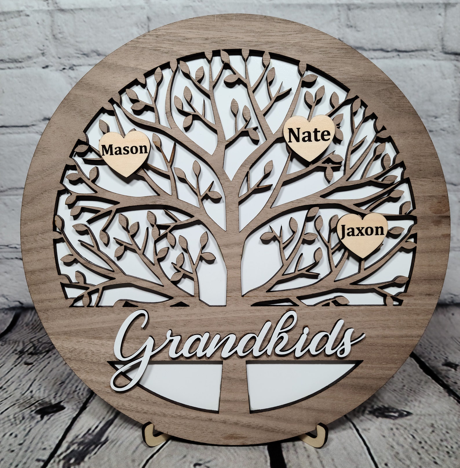 Grandkids Family Tree-family Tree-grandkids-tree-home - Etsy