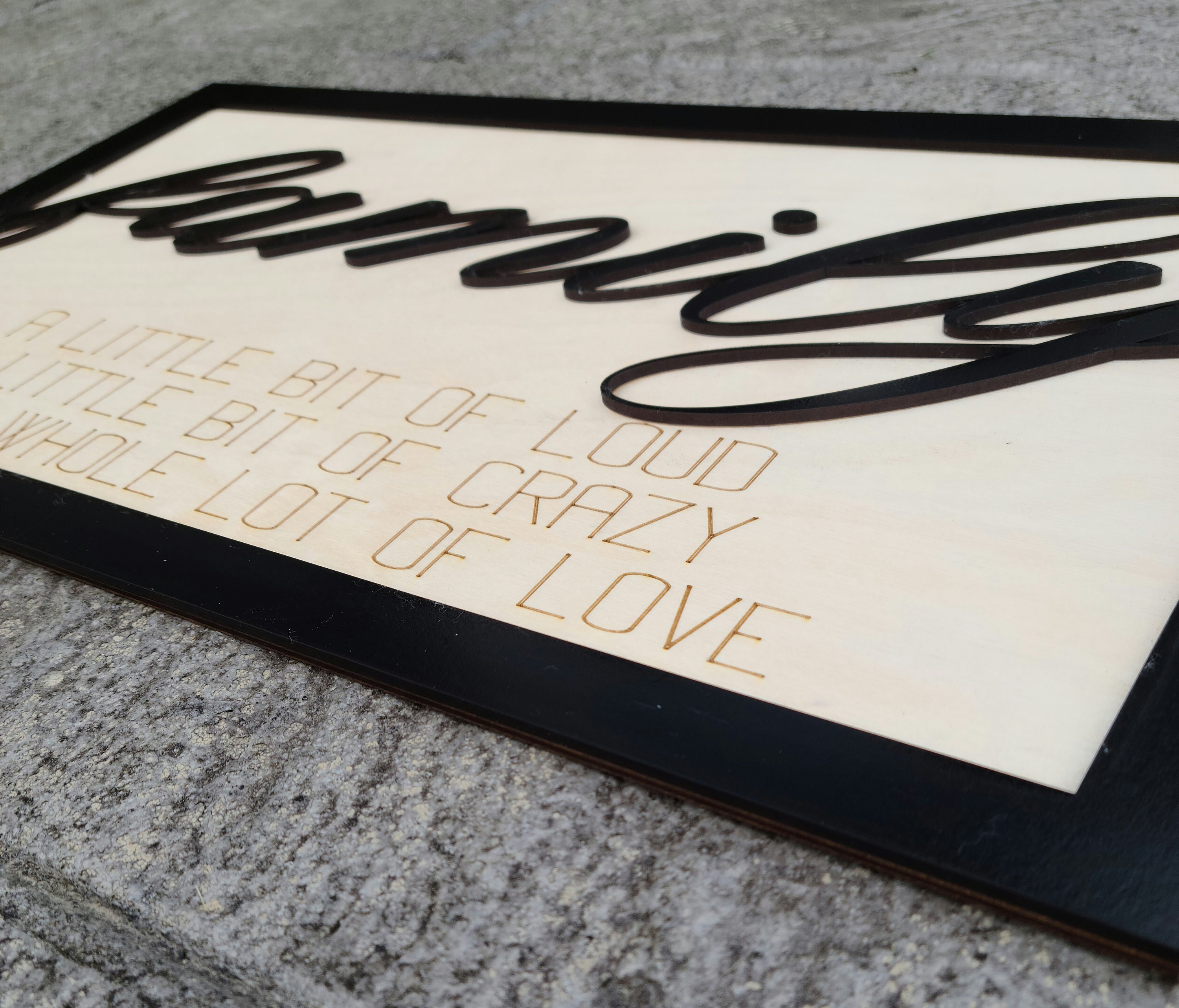 Family Sign-family-wood Sign-wall Decor-hanging - Etsy