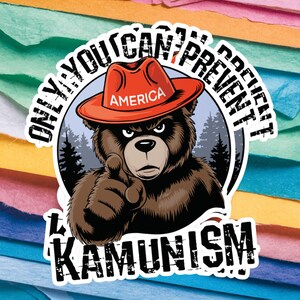 Stop Kamunism Decal, Only You Can Prevent Kamunism Sticker, Trump 2024 ...