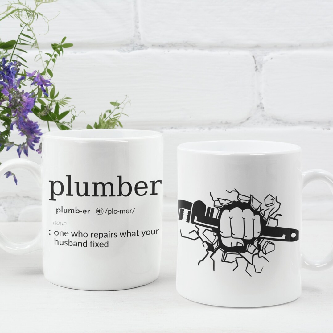 Plumbing Mug, Ceramic Mug, Funny Plumber's Mug, Retired Dad Coffee Cup ...