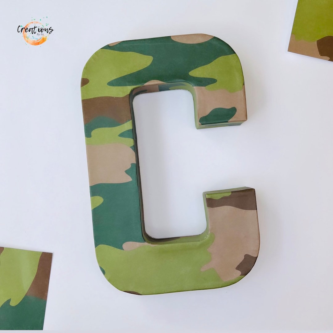 Camouflage Birthday Decor, Camo Party Decor, Camo Centerpiece, Army ...
