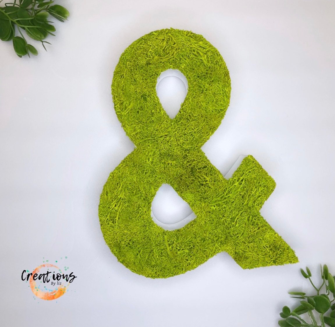 3D Moss Letters Wedding Centerpiece Decor Freestanding - Etsy