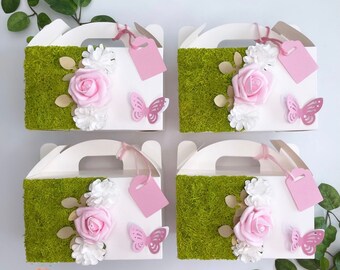 Fairy-themed Party Boxes With Flowers and Mushrooms Ideal for Weddings ...