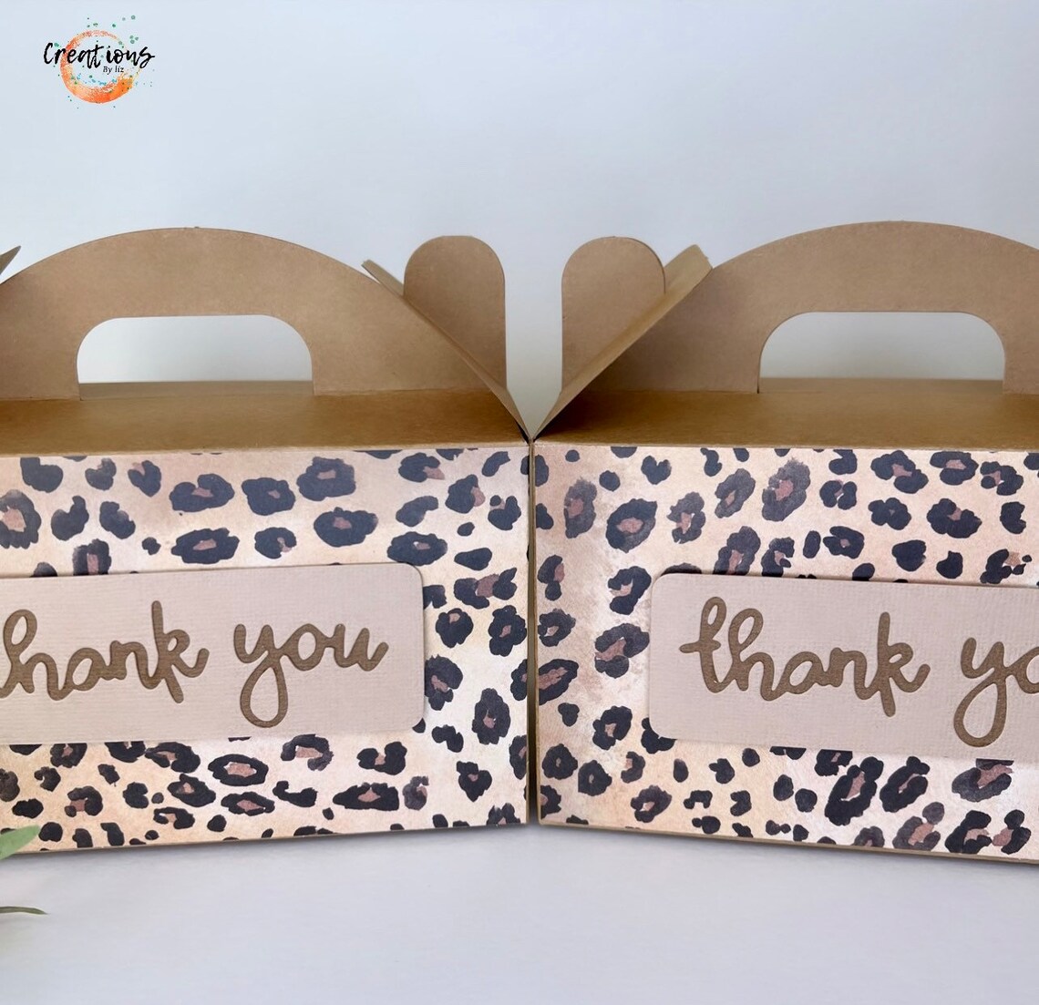 Cheetah Party Cheetah Favor Box Leopard Party Decor Leopard - Etsy