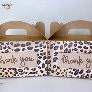 Cheetah Party, Cheetah Favor Box, Leopard Party Decor, Leopard Favor ...