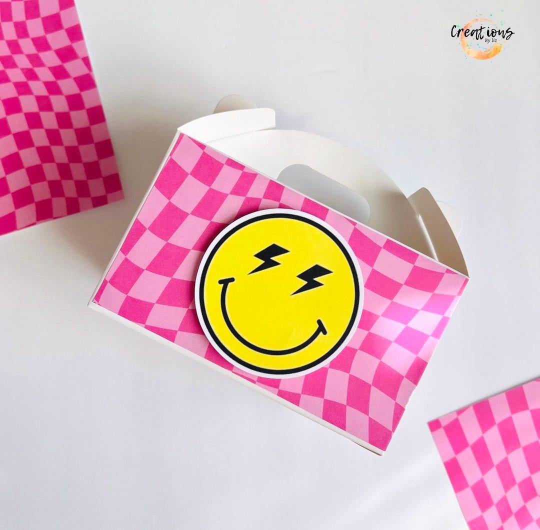 Preppy Birthday Party, Preppy Favor Box, Happy Babe Favor Box, Happy ...