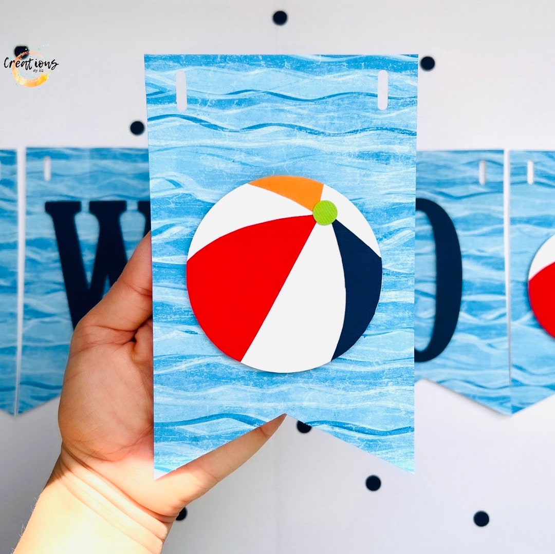 Pool Party Decor, Pool Birthday, Pool Banner, Pool Birthday Banner ...