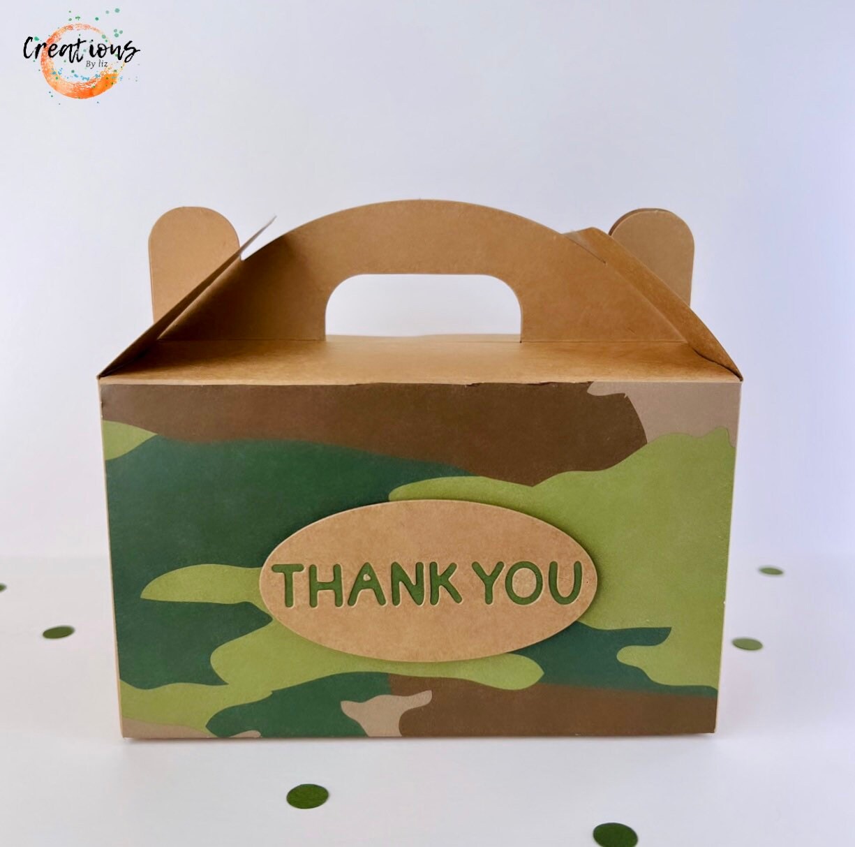 Camo Party Decor Camouflage Favor Box Camo Treats Box Camo - Etsy