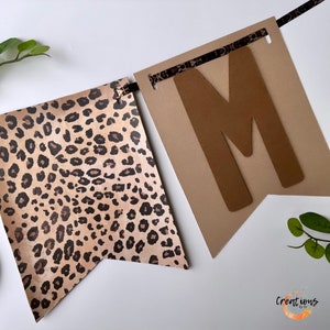 Cheetah Party Decor Cheetah Banner Leopard Banner Animal - Etsy