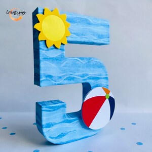 Pool Party Decor, Pool Party Birthday, Pool Theme Centerpiece, Beach ...