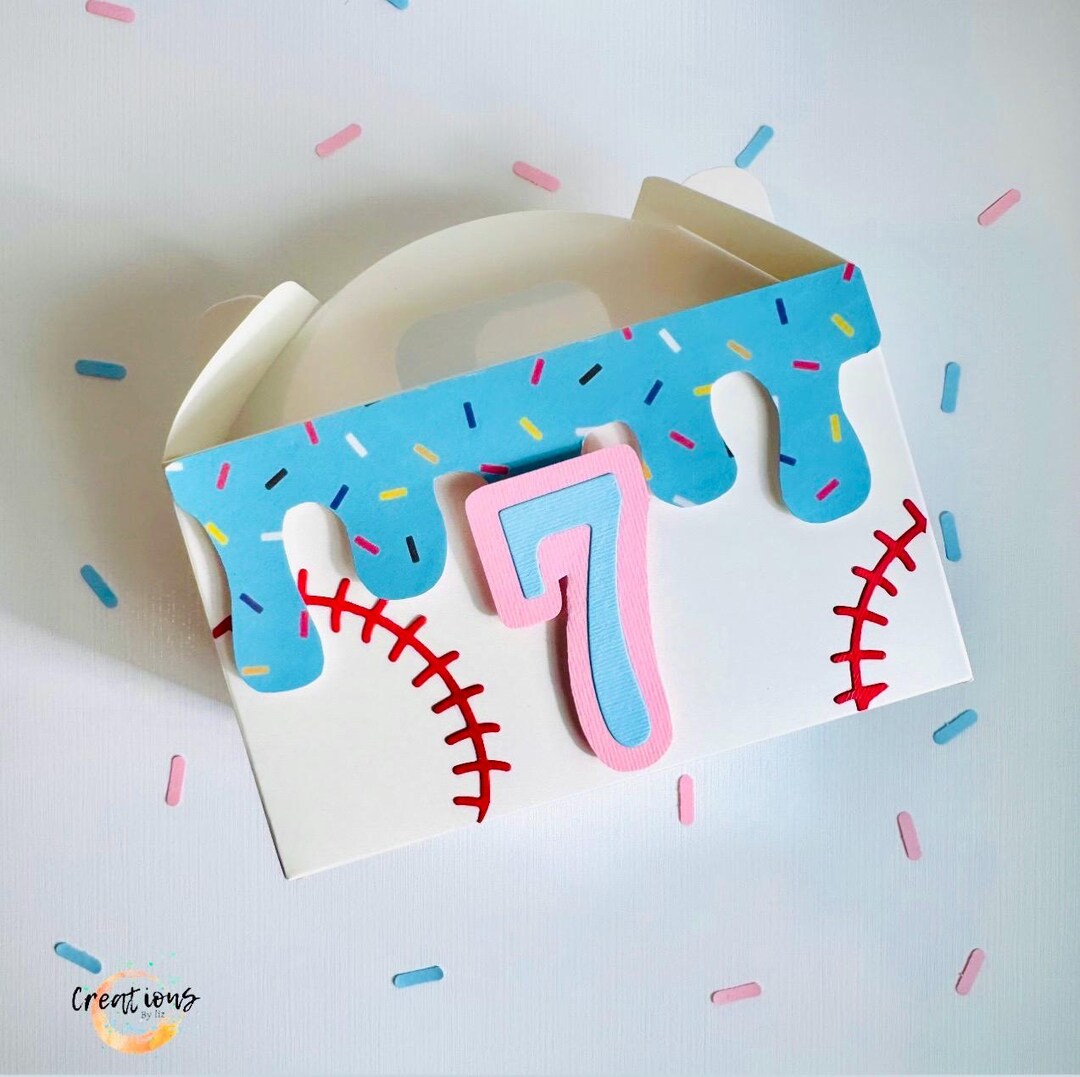 Baseball Drip Party Decor, Sports Drip Birthday, Favor Box - Etsy