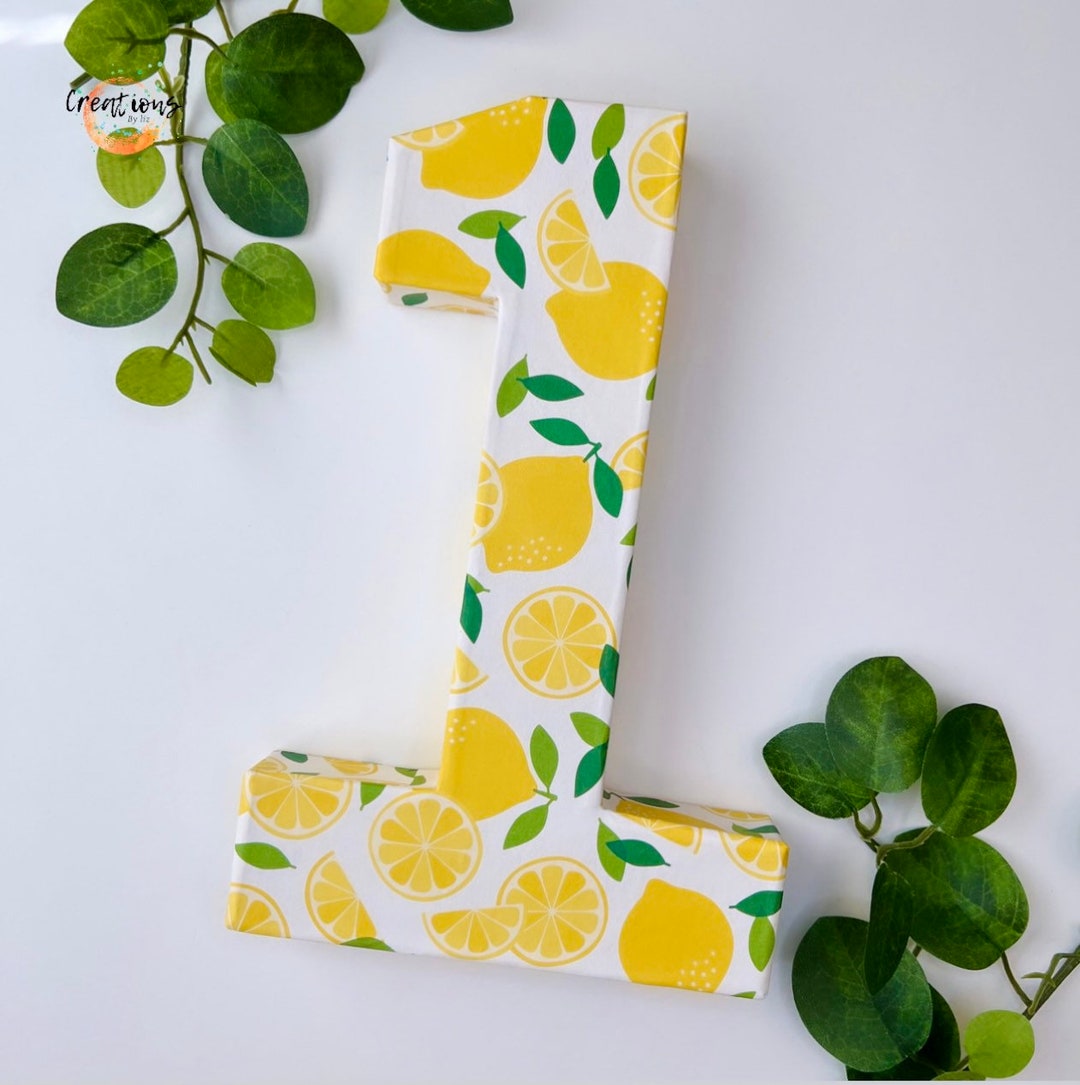 Lemon Birthday Decor, Lemon Party, Lemon Theme Party, Lemon Centerpiece ...