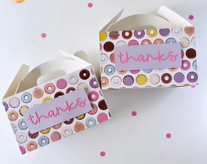 Graduation Party Donut Box Favors Custom Graduation Donuts, Custom ...