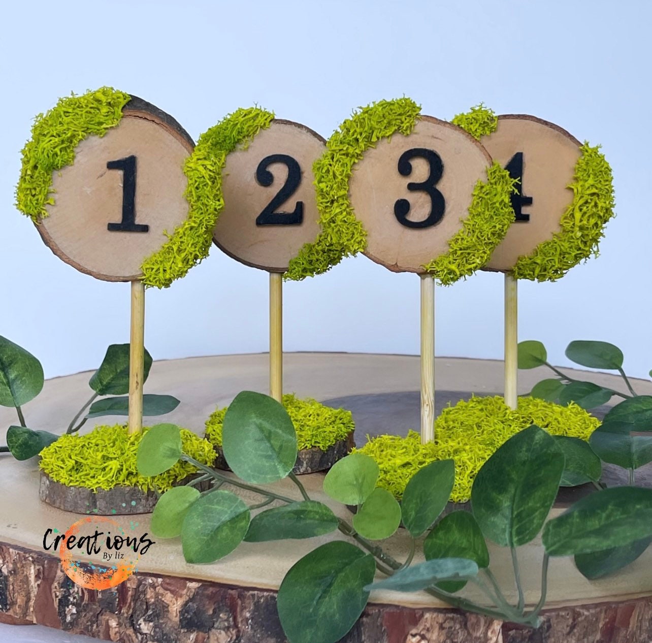 Table Numbers Enchanted Table Decor Rustic Table Numbers - Etsy