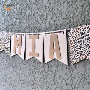 Cheetah Party Decor Cheetah Banner Leopard Banner Animal - Etsy