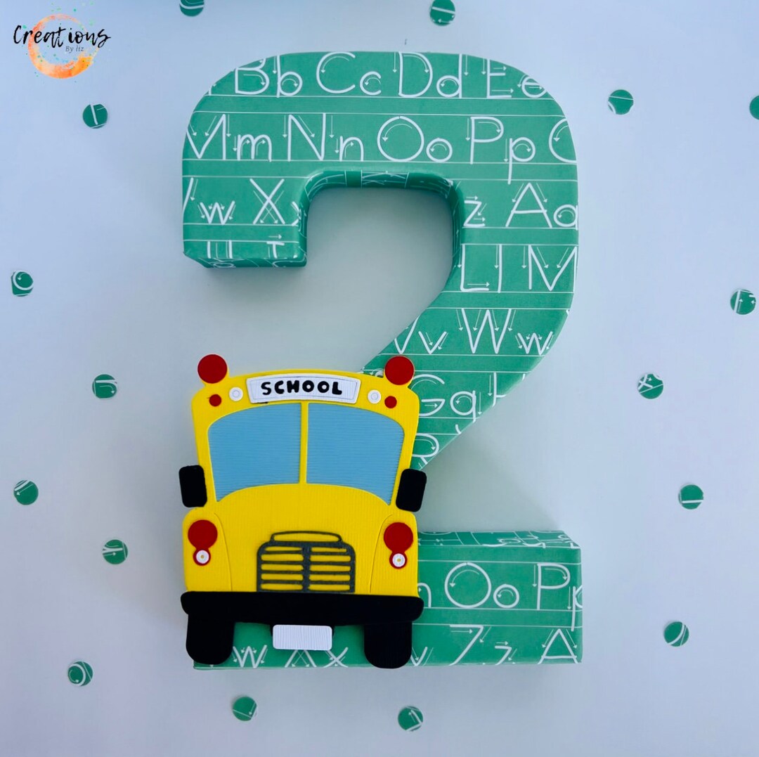 School Bus Party Decor, School Bus Birthday, School Bus Centerpiece ...