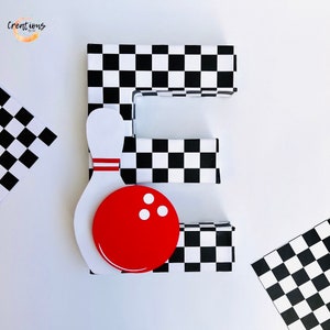 Bowling Birthday Decor, Bowling Party Decor, Bowling Centerpiece ...