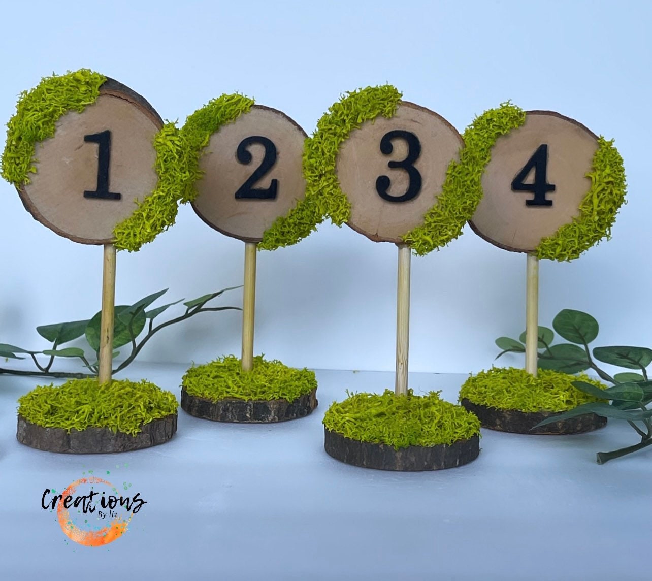 Table Numbers Enchanted Table Decor Rustic Table Numbers - Etsy