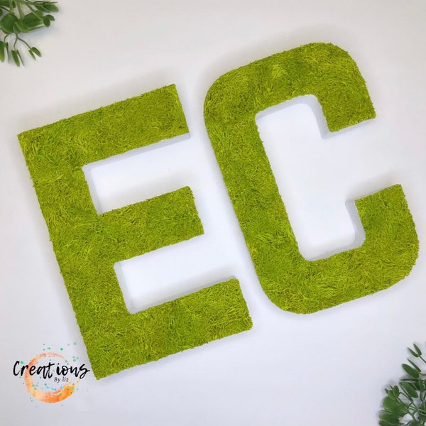 Moss Letters - Etsy