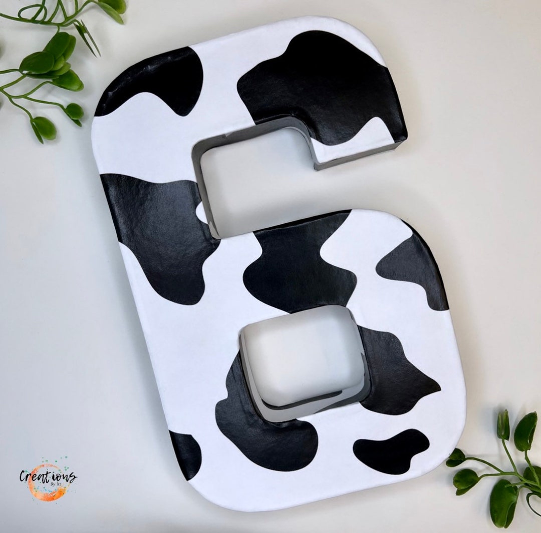 Cow Party Decor, Cow Birthday, Cow Theme Party Decor, Cow Print 3D ...