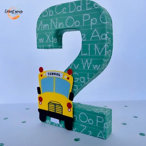 School Bus Party Decor, School Bus Birthday, School Bus Centerpiece ...