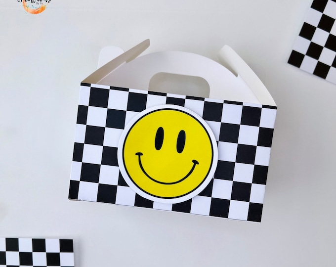 Happy Dude Favor Box, One Happy Dude Favor Box, Two Cool Favor Box ...