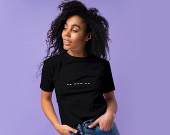 Morse Code T Shirt - Etsy