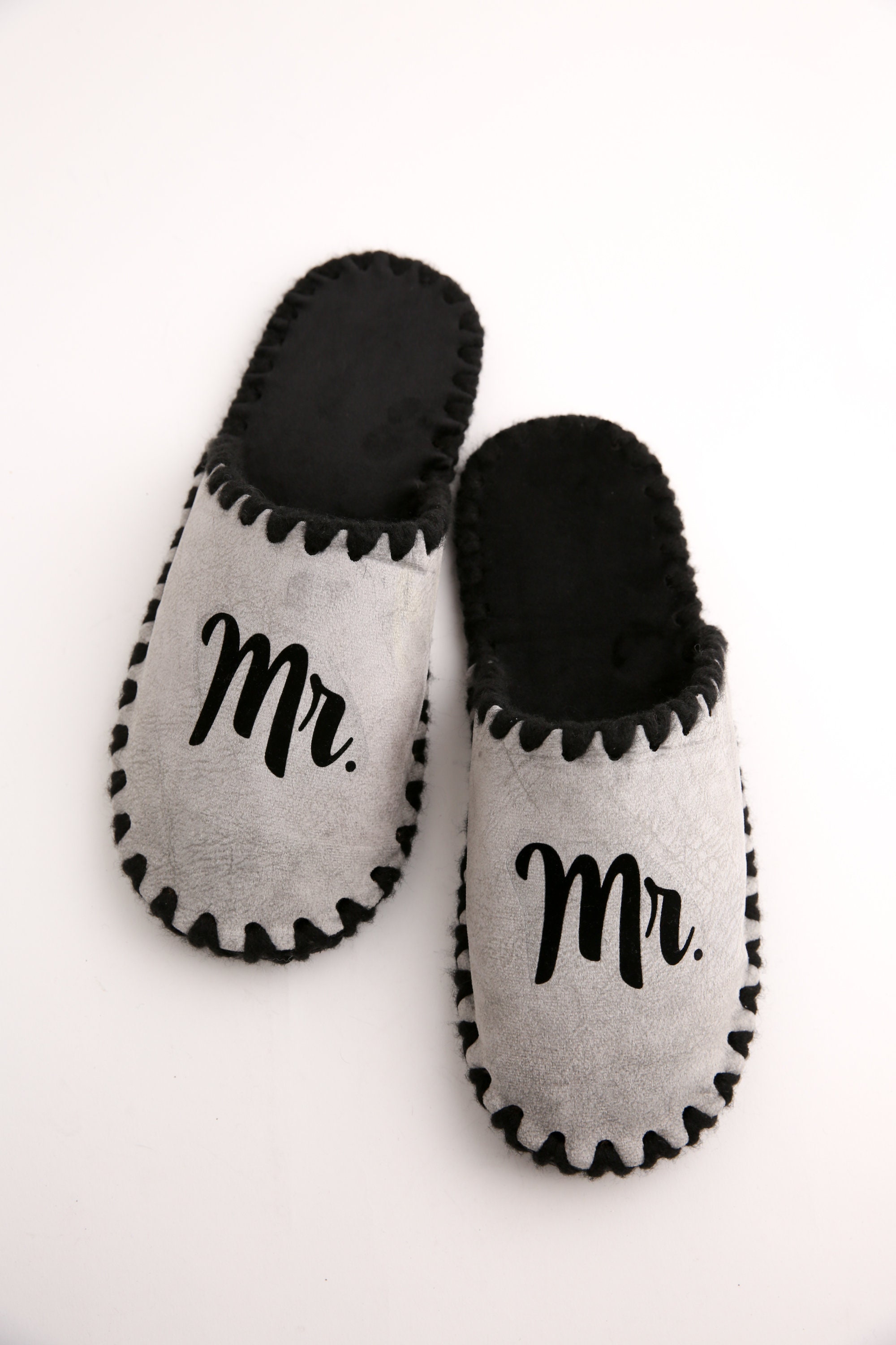 Personalized Couple Slippers Gift Box – Custom His and Hers House Shoes ...