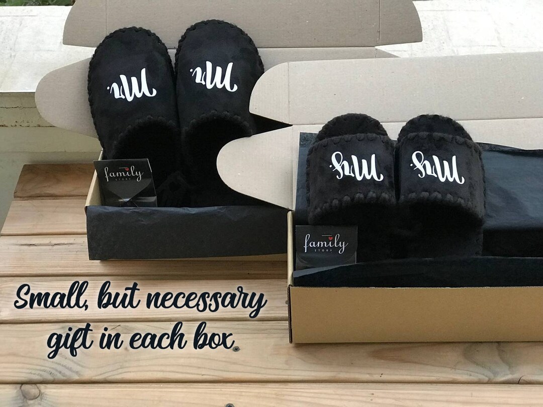 Mr and Mrs Slippers. Christmas, New Year's, Housewarming Gift ...