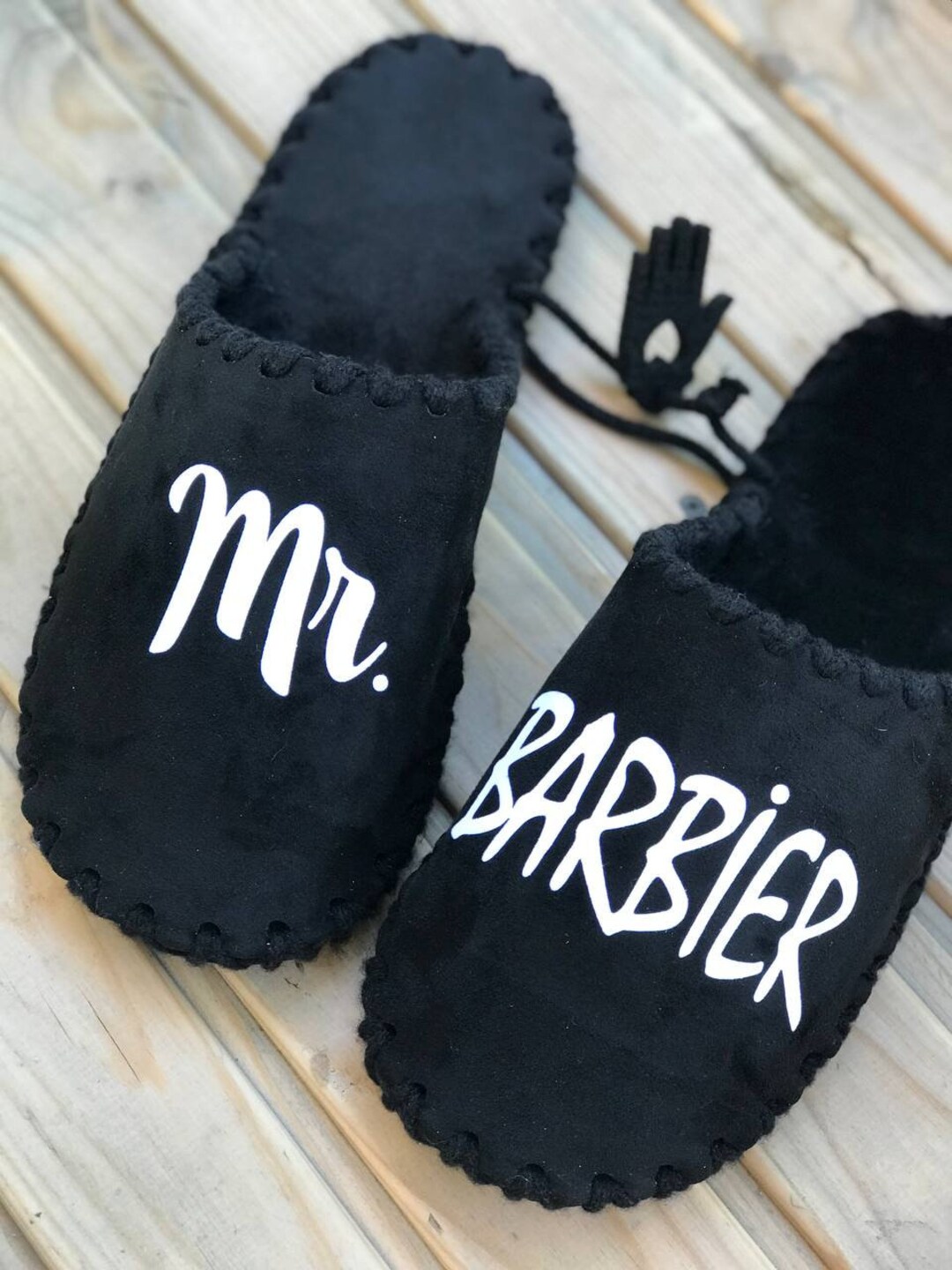 Personalized Father's Day Slippers for Him Grooms Men Husband Classic ...