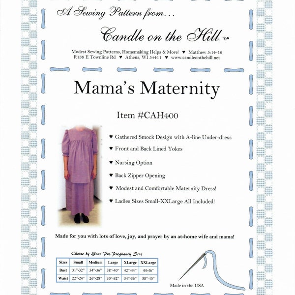 Maternity Pattern - Etsy