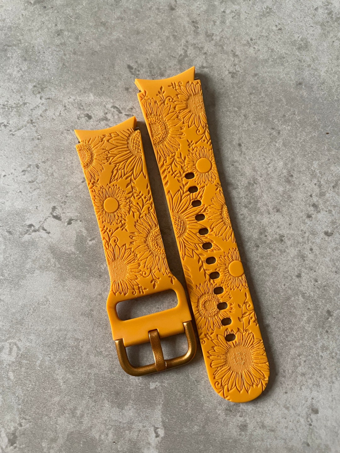 Samsung Galaxy Watch 4 / 5 / 6 / 7 / FE Silicone Band / Strap ...