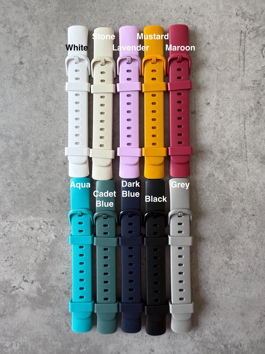 Silicone Band / Strap for Fitbit Inspire 3 - Custom Engraved Designs ...