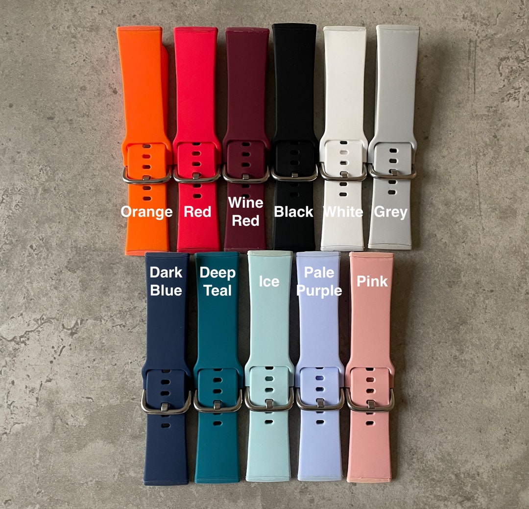 Fitbit Sense 1, 2 / Versa 3, 4 Silicone Band / Strap - Custom Engraved ...