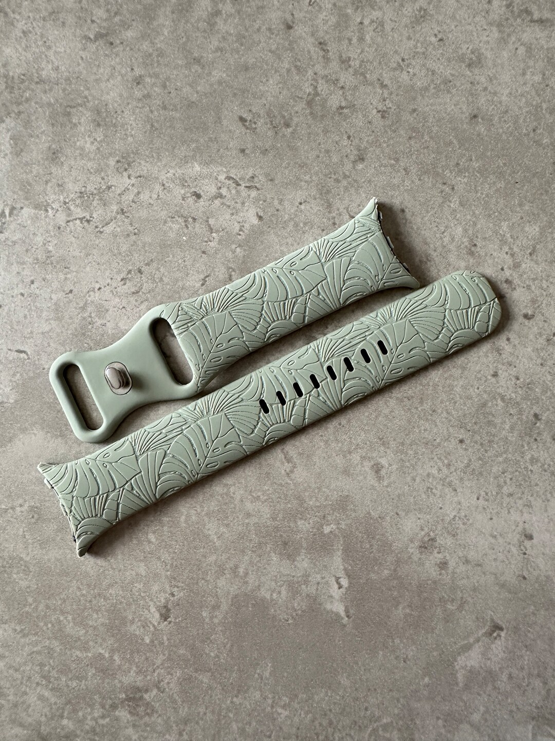 Engraved Monstera Leaves Design for Google Pixel Watch 1, 2, 3, 4 ...