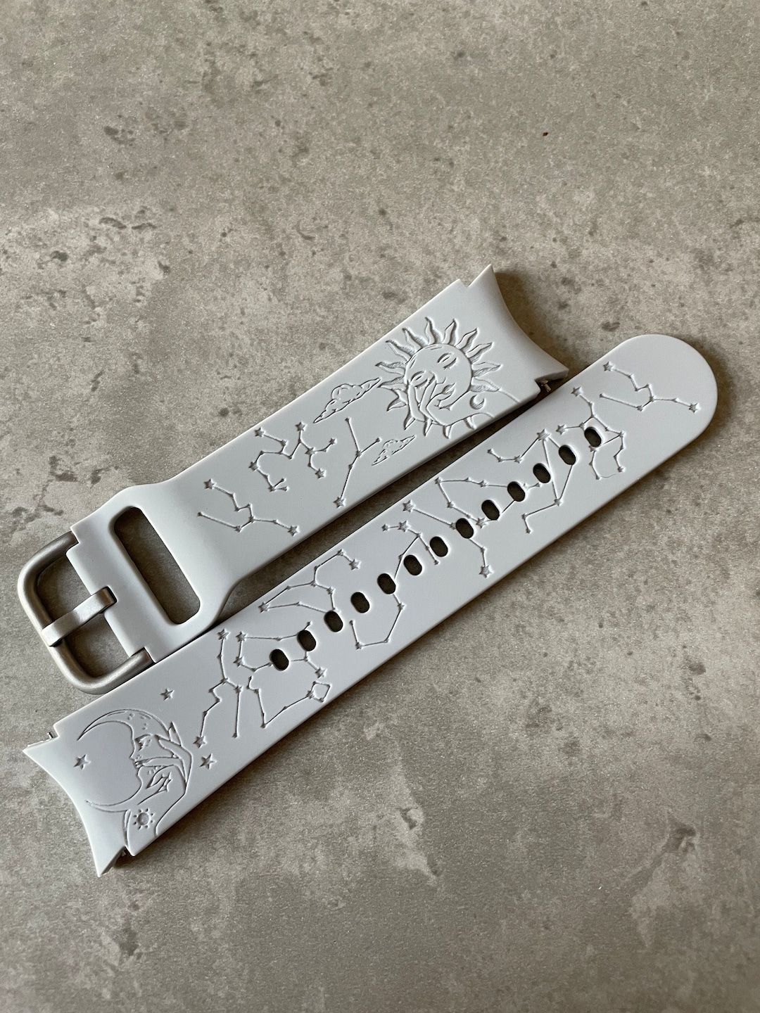 Samsung Galaxy Watch 4 / 5 / 6 / 7 / FE Silicone Band / Strap - Custom ...