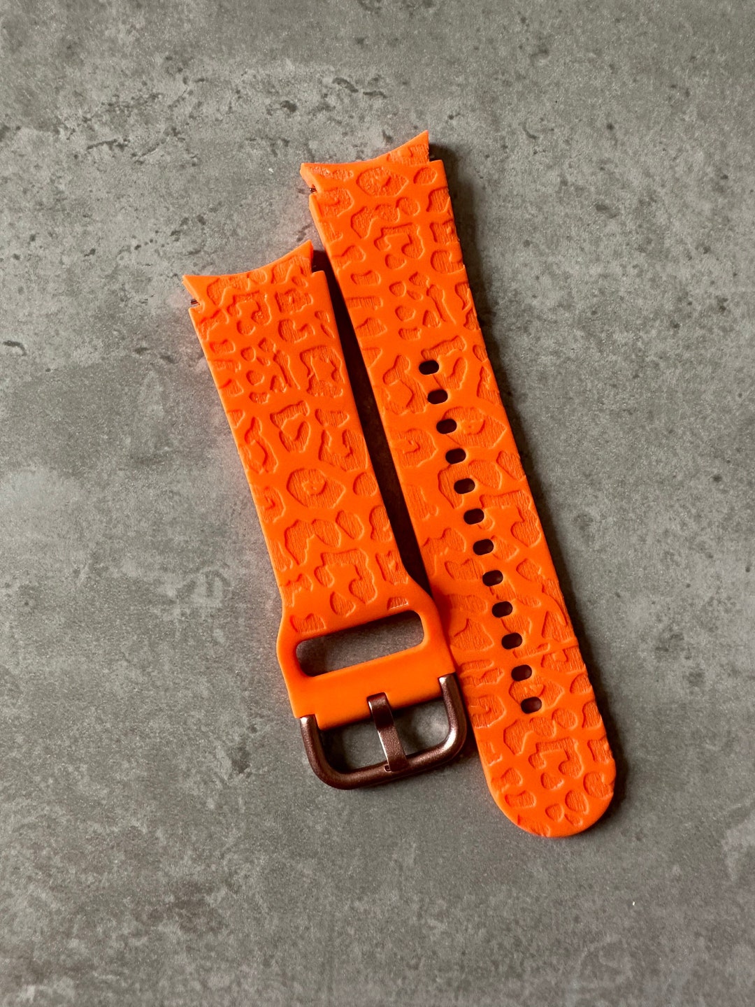 Engraved Leopard Print Design for Samsung Galaxy Watch 4 5 6 7 FE ...