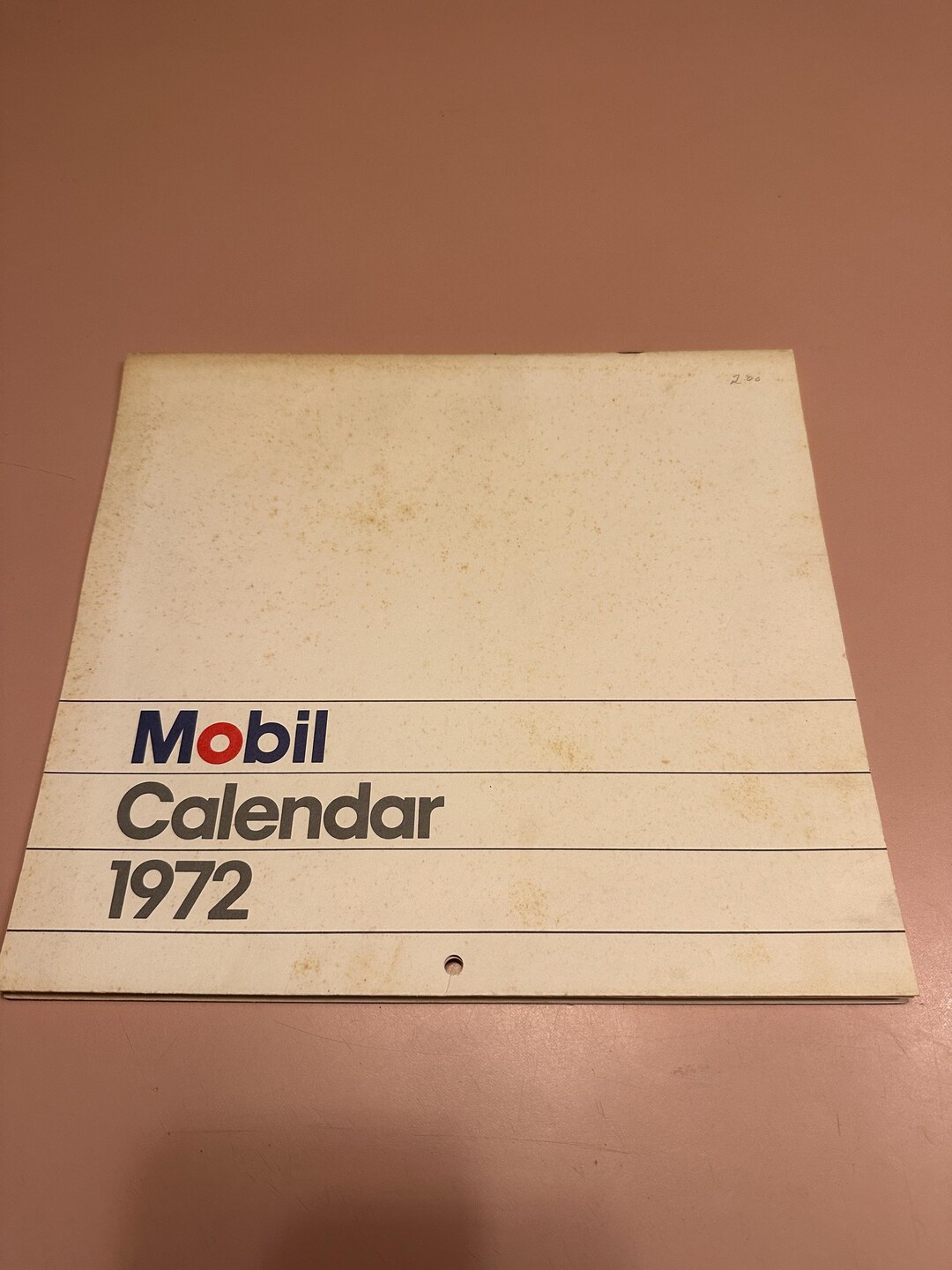 1972 Mobil Calendar - Etsy