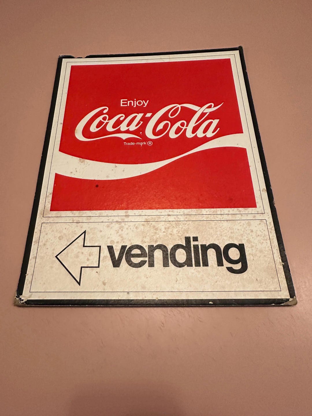 Coca Cola Vending Sign - Etsy