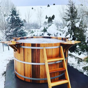 Western Red Cedar Hot Tub - Etsy