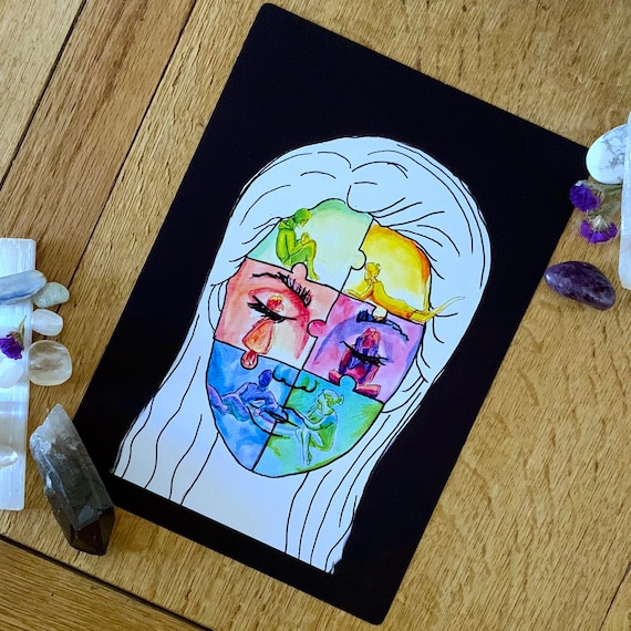 Dissociation / 8.5 x 11 Matte Giclée Print / Surrealism / | Etsy