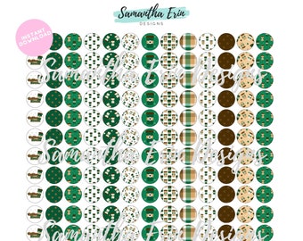 INSTANT DOWNLOAD 12mm Circle Template Pink Leopard - Etsy