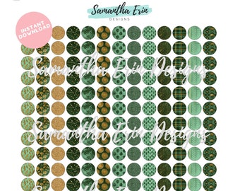 INSTANT DOWNLOAD 12mm Circle Template Pink Leopard - Etsy