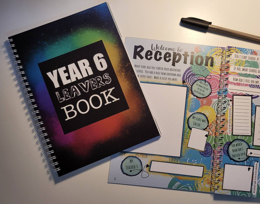 Year 6 Leavers Book Primary School Autographs, Memories & Photo ...