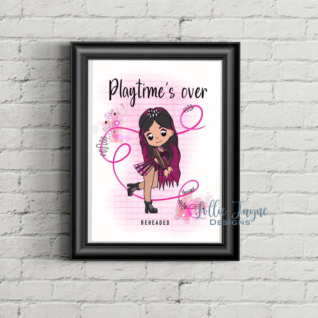 Six Queens Howard Fiesta Six Musical Chibi Design - Etsy