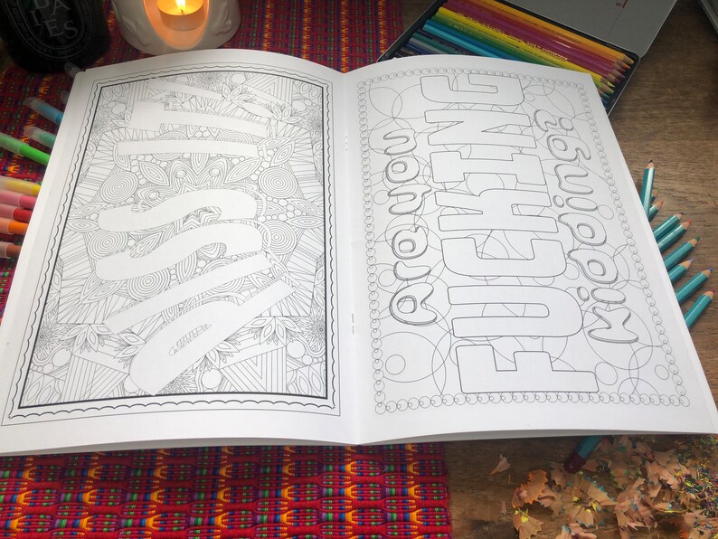The Passive Aggressive Colouring Book of VERY Adult Swears - Etsy