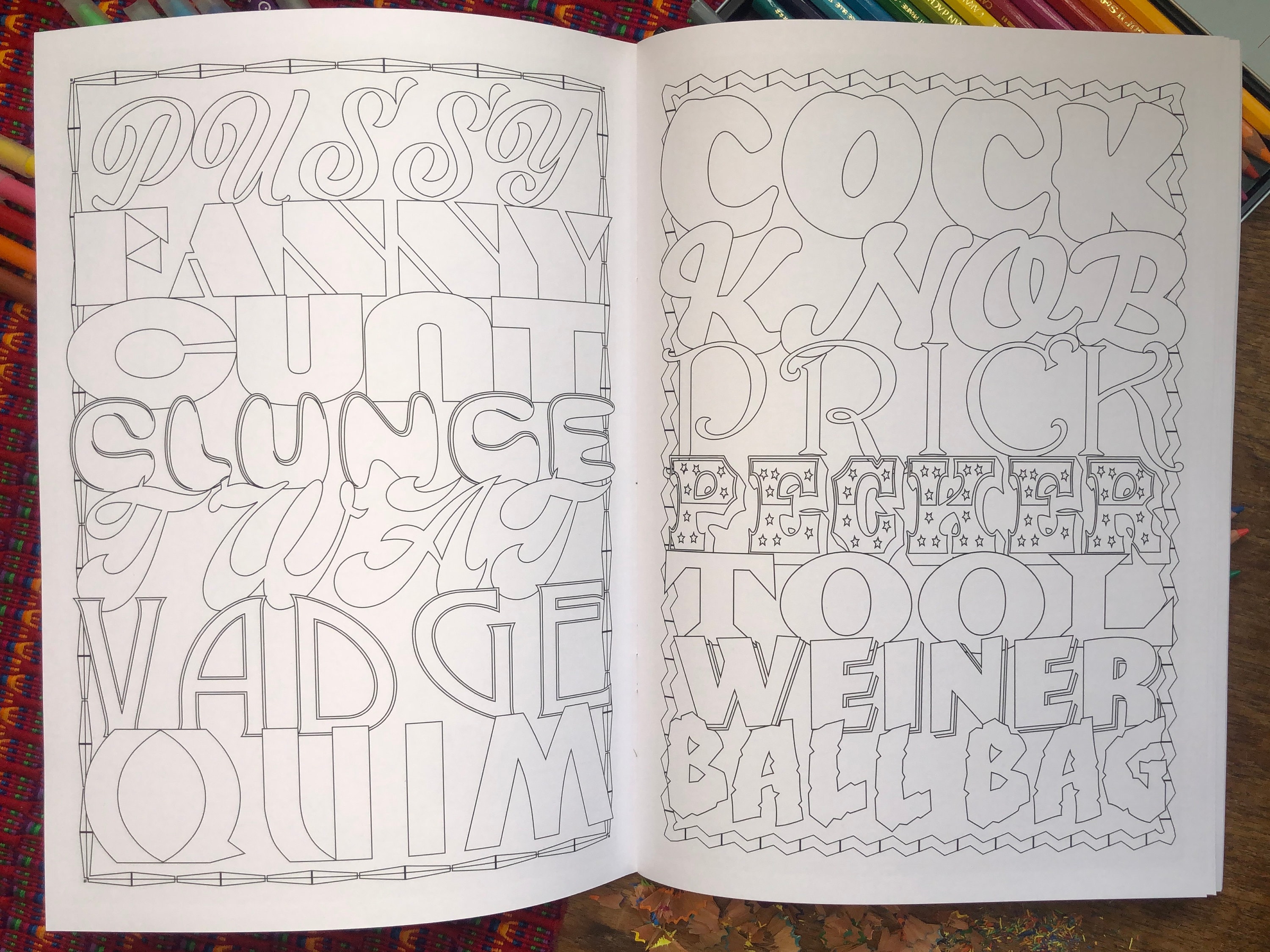 The Passive Aggressive Colouring Book of VERY Adult Swears - Etsy