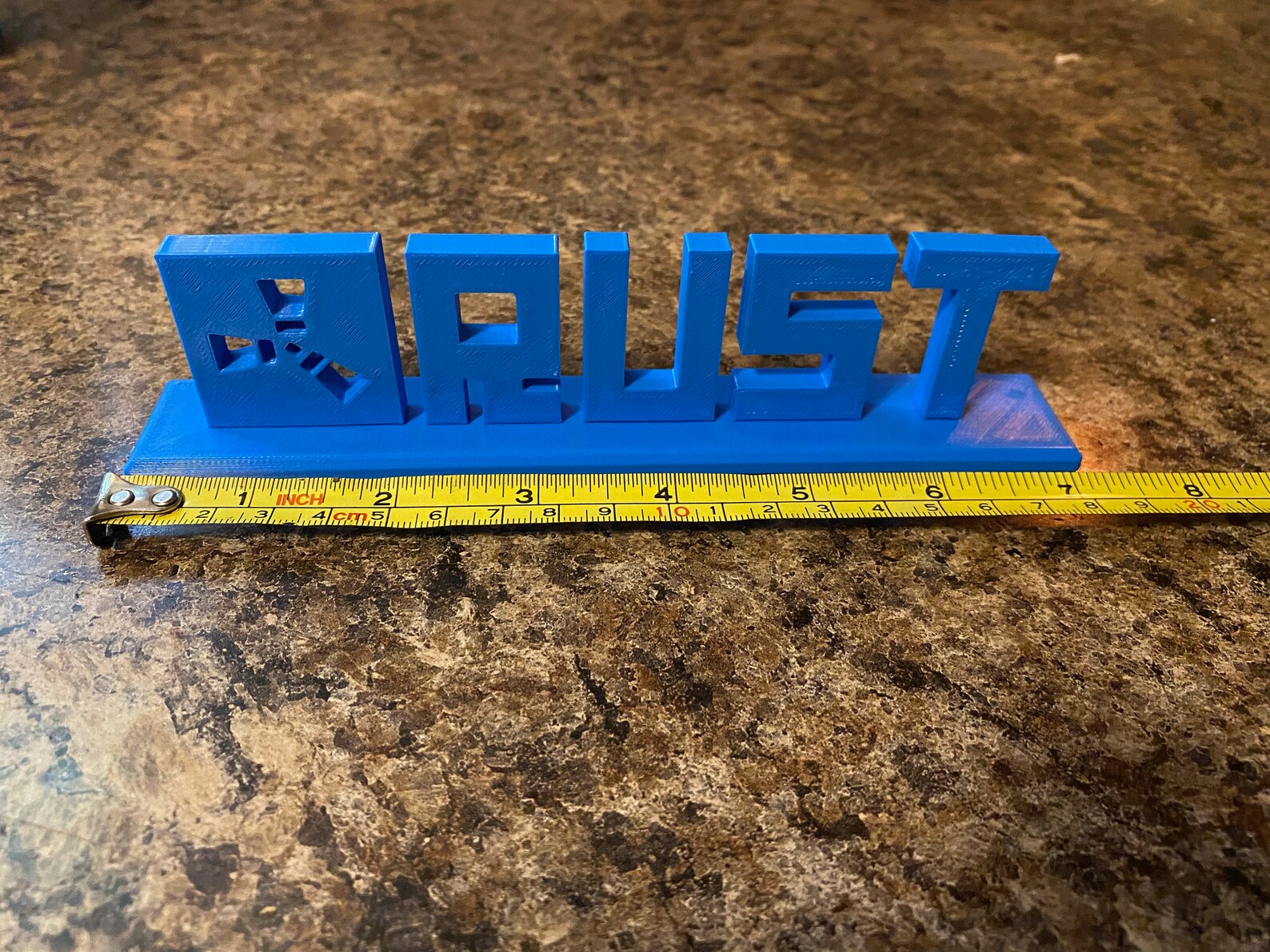 3D Printed Rust Sign multiple Colors Available | Etsy