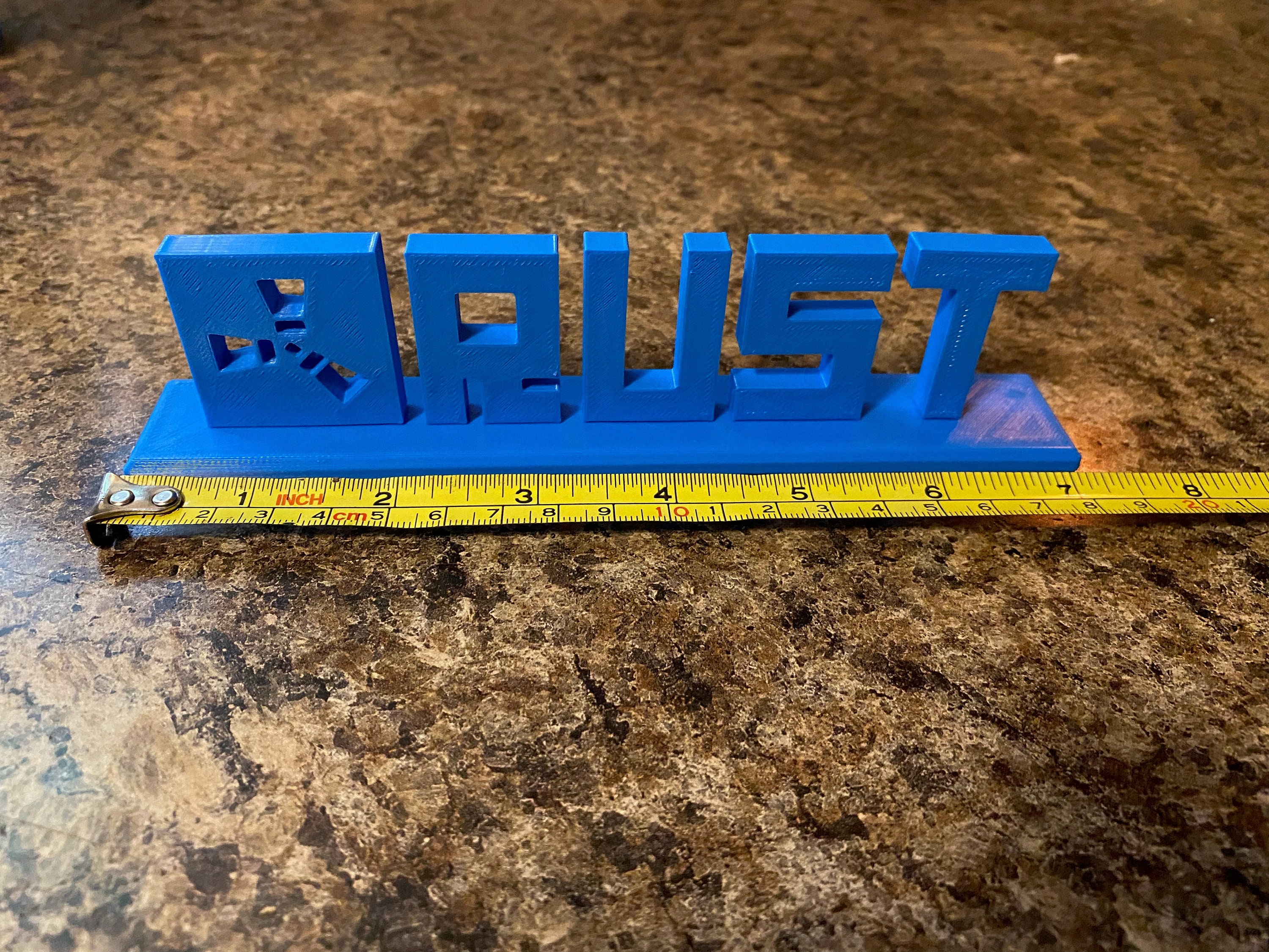 3D Printed Rust Sign multiple Colors Available | Etsy